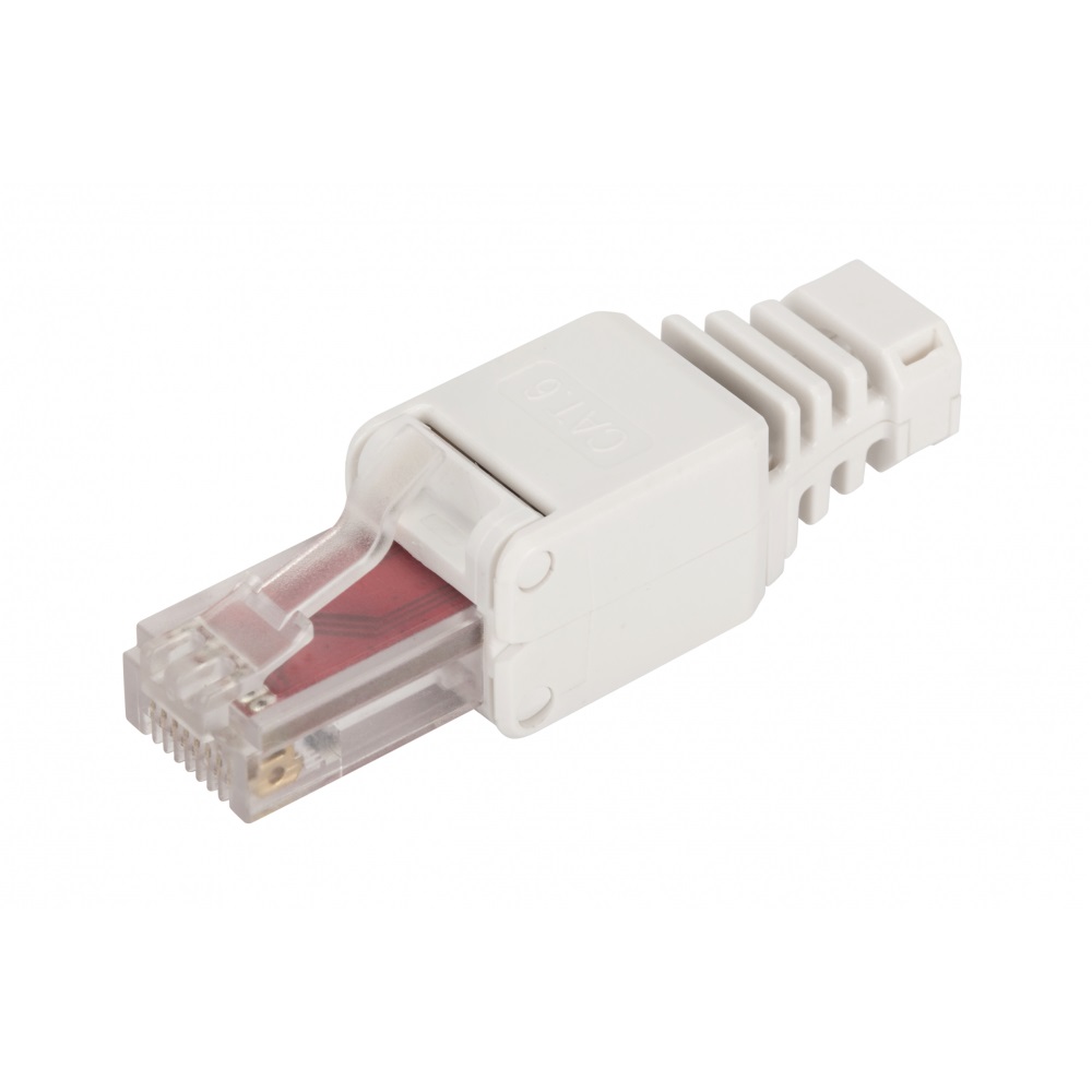 Коннектор TWT-PL45/S-8P8C-6A RJ-45 8P8C FTP Кат. 6А TWT, экранированный ...